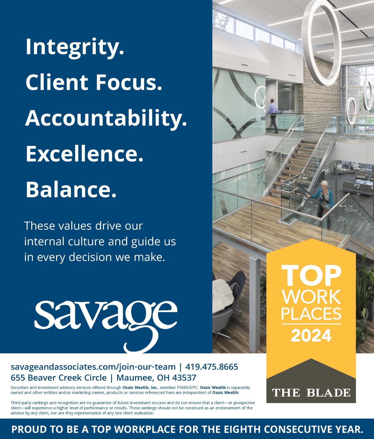 Savage named 2024 top workplace – Savage